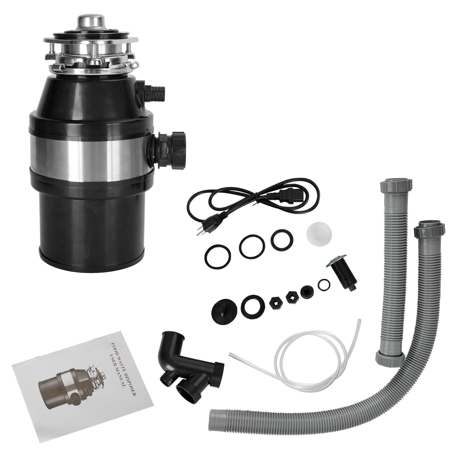 Garbage Disposal 3/4 HP 2800 RPM Under Sink Kitchen Food Waste Dispose