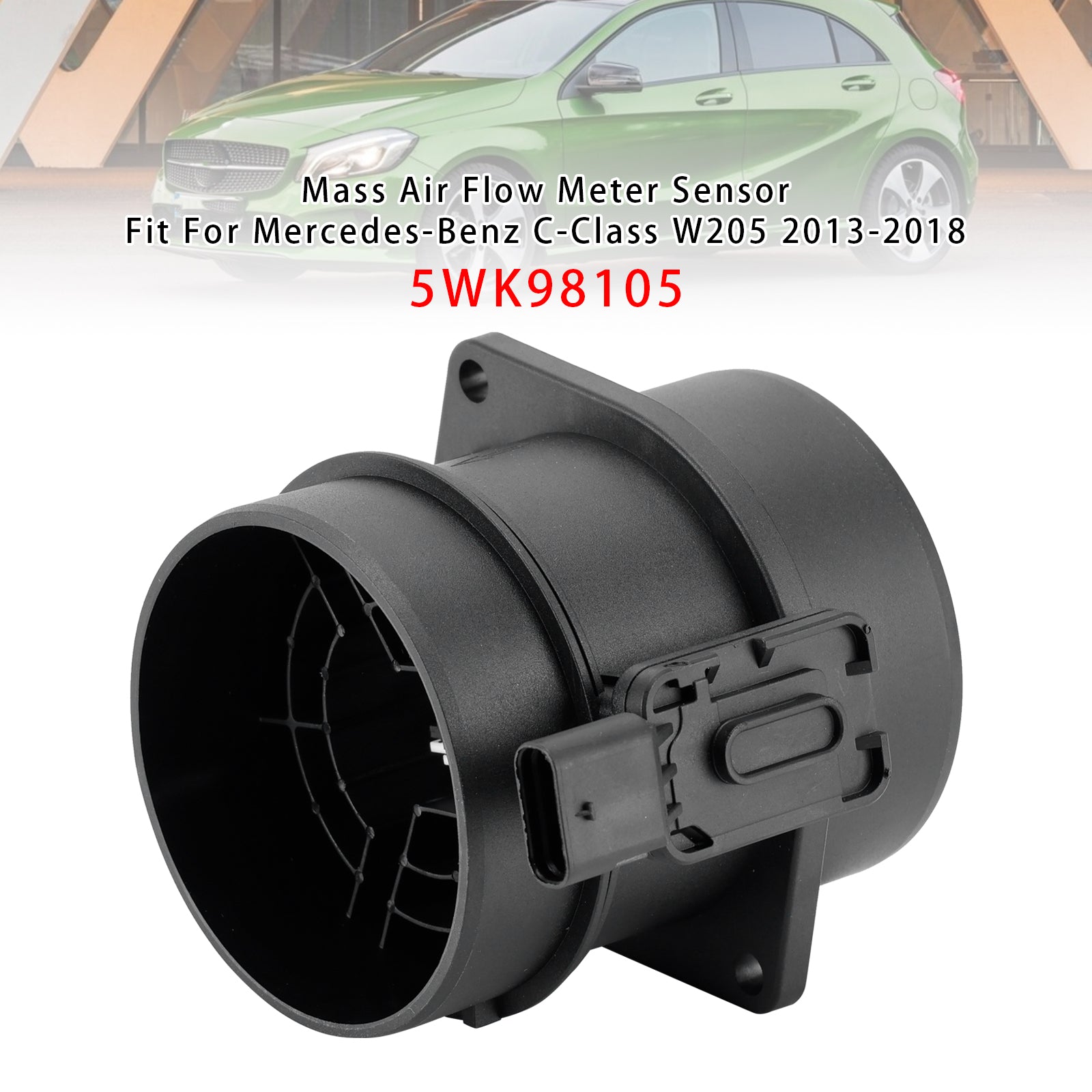 Mass Air Flow Meter Sensor For Mercedes W205 W176 GLC X253 CDI 5WK9810