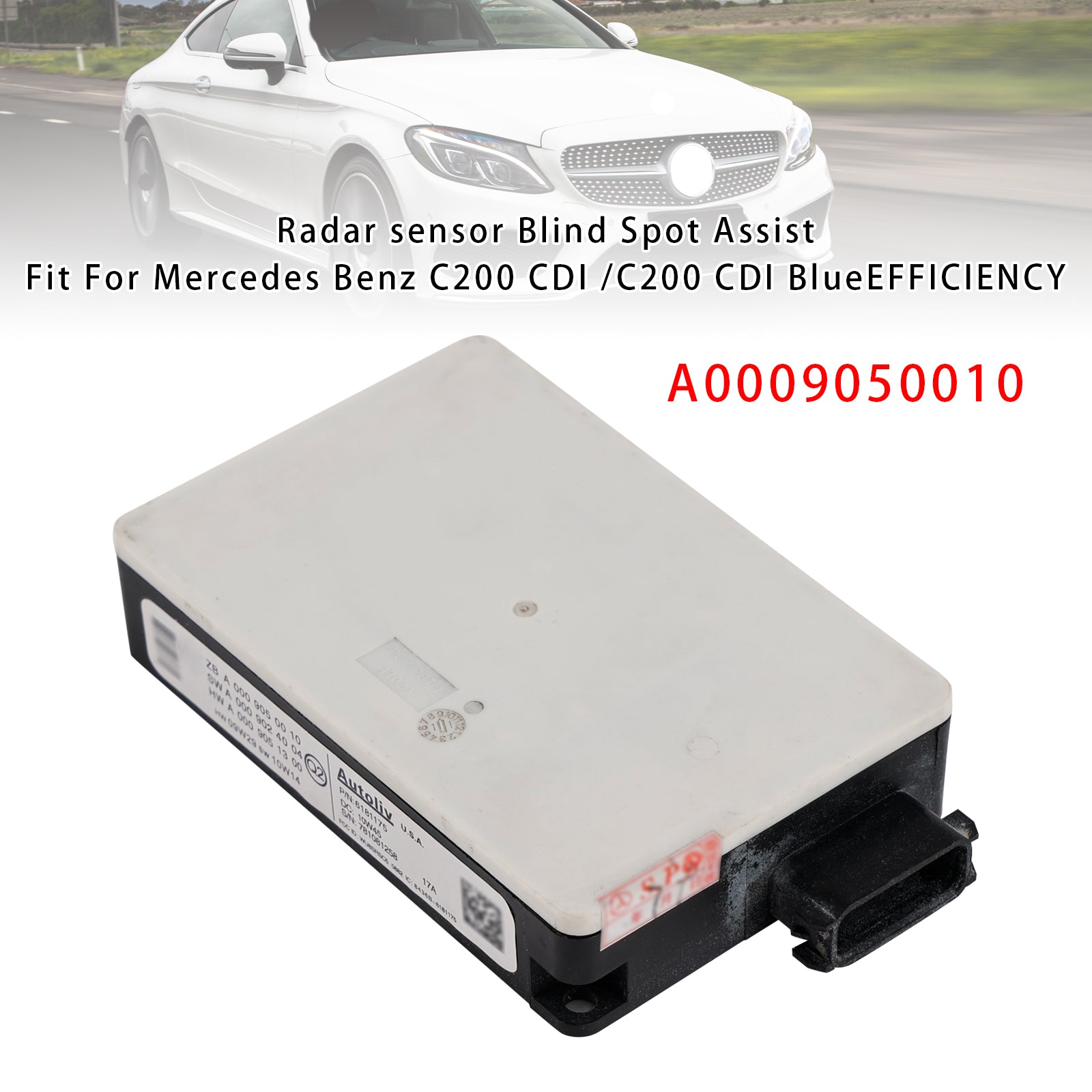 New Radar Sensor Blind Spot A0009050010 For Mercedes Benz C E W204 W21
