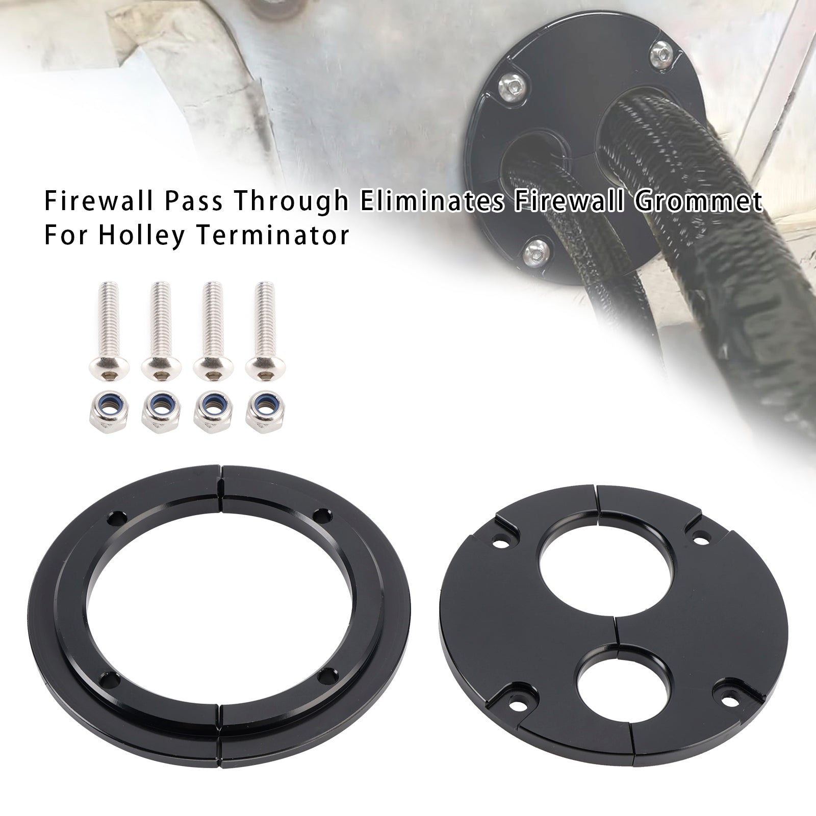 Firewall Pass Through Eliminates Firewall Grommet For Holley Terminato