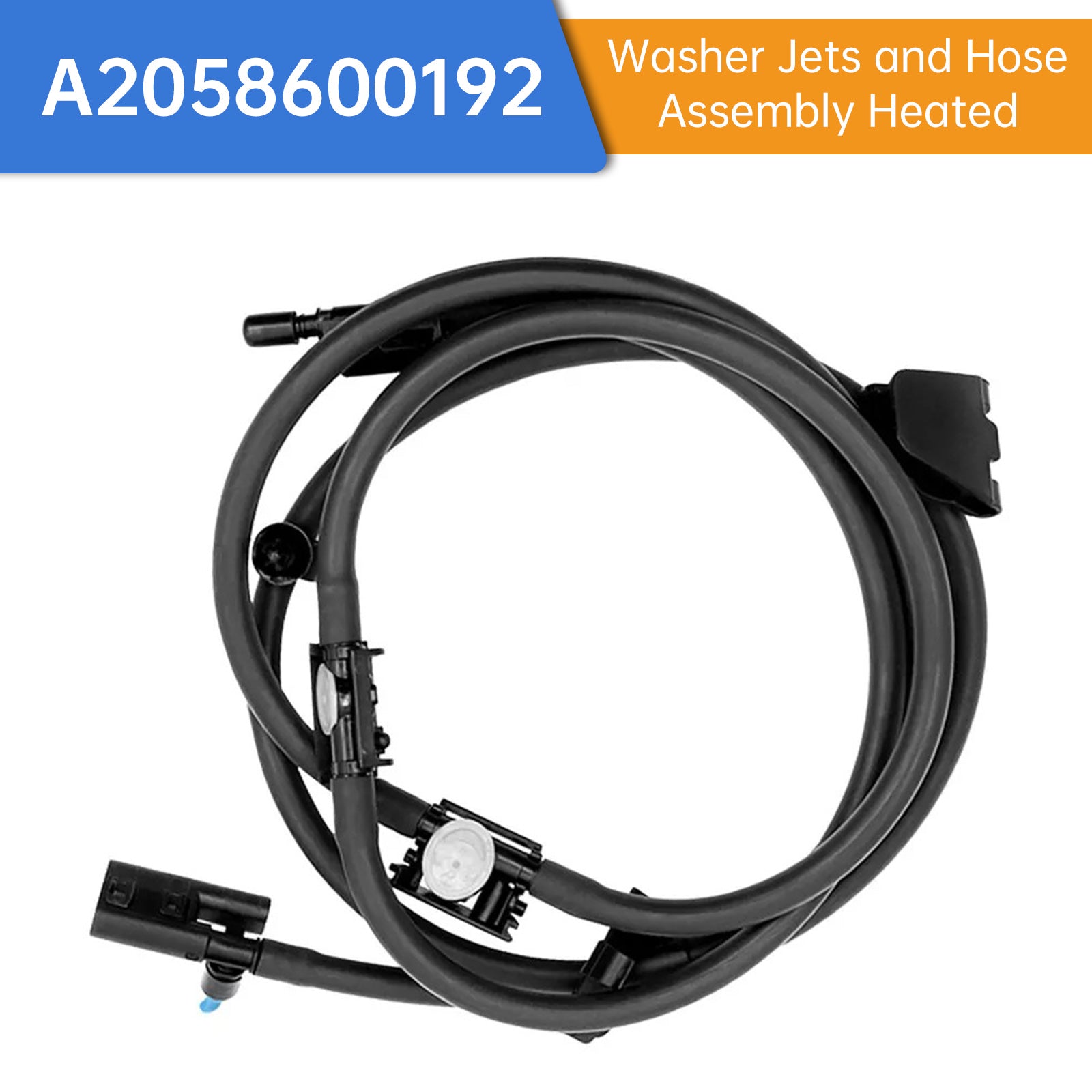 Washer Jets and Hose Assembly Heated A2058600192 for Mercedes-Benz W20