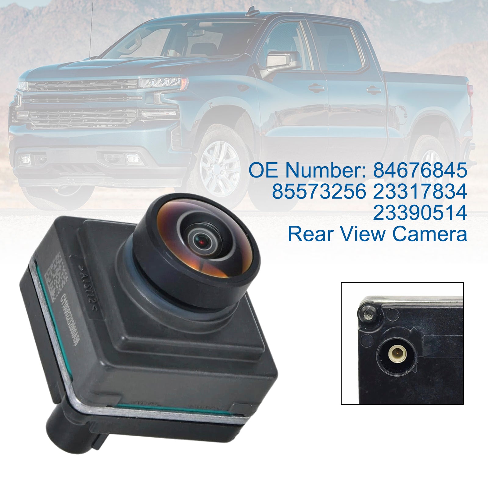 Rear View Camera 84676845 For Chevy Silverado 1500 Corvette GMC 2020-2