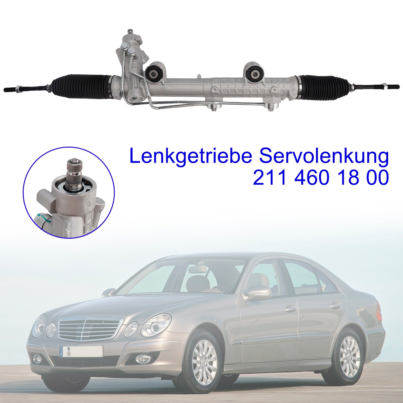 Power Steering Rack and Pinion Assembly for Mercedes-Benz W211 E320 E3