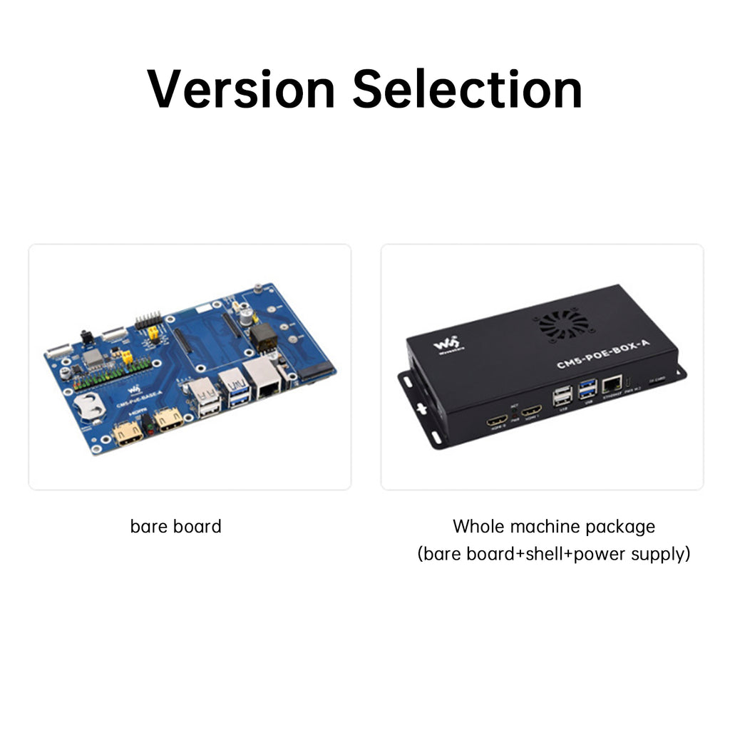 Raspberry Pi CM5 PoE Expansion Board Computing Module Baseboard Suppor