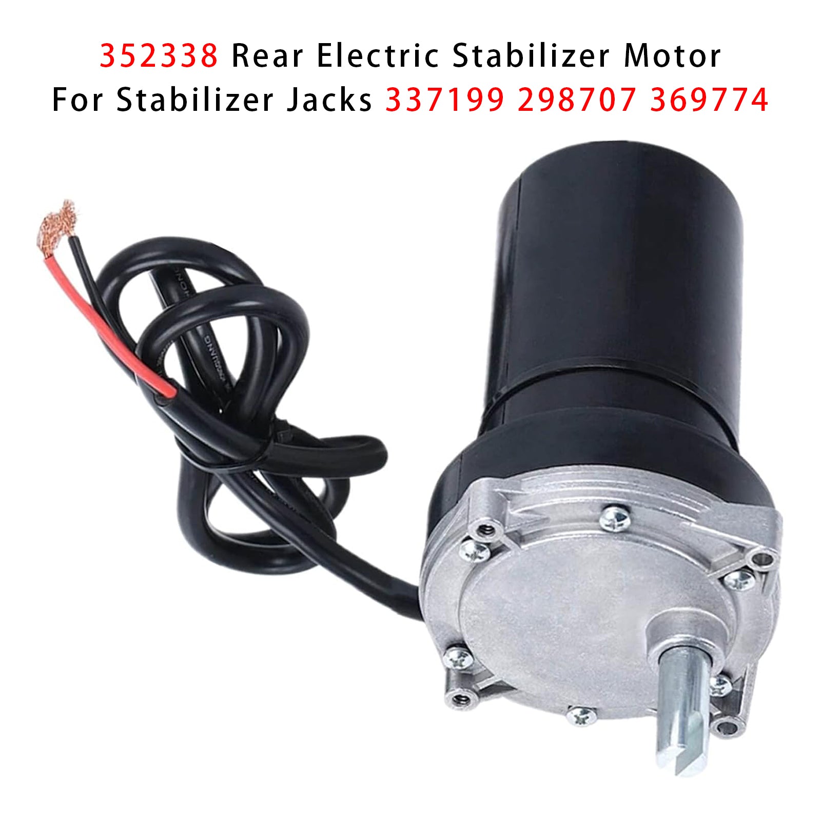 352338 Rear Electric Stabilizer Motor For Stabilizer Jacks 337199 2987