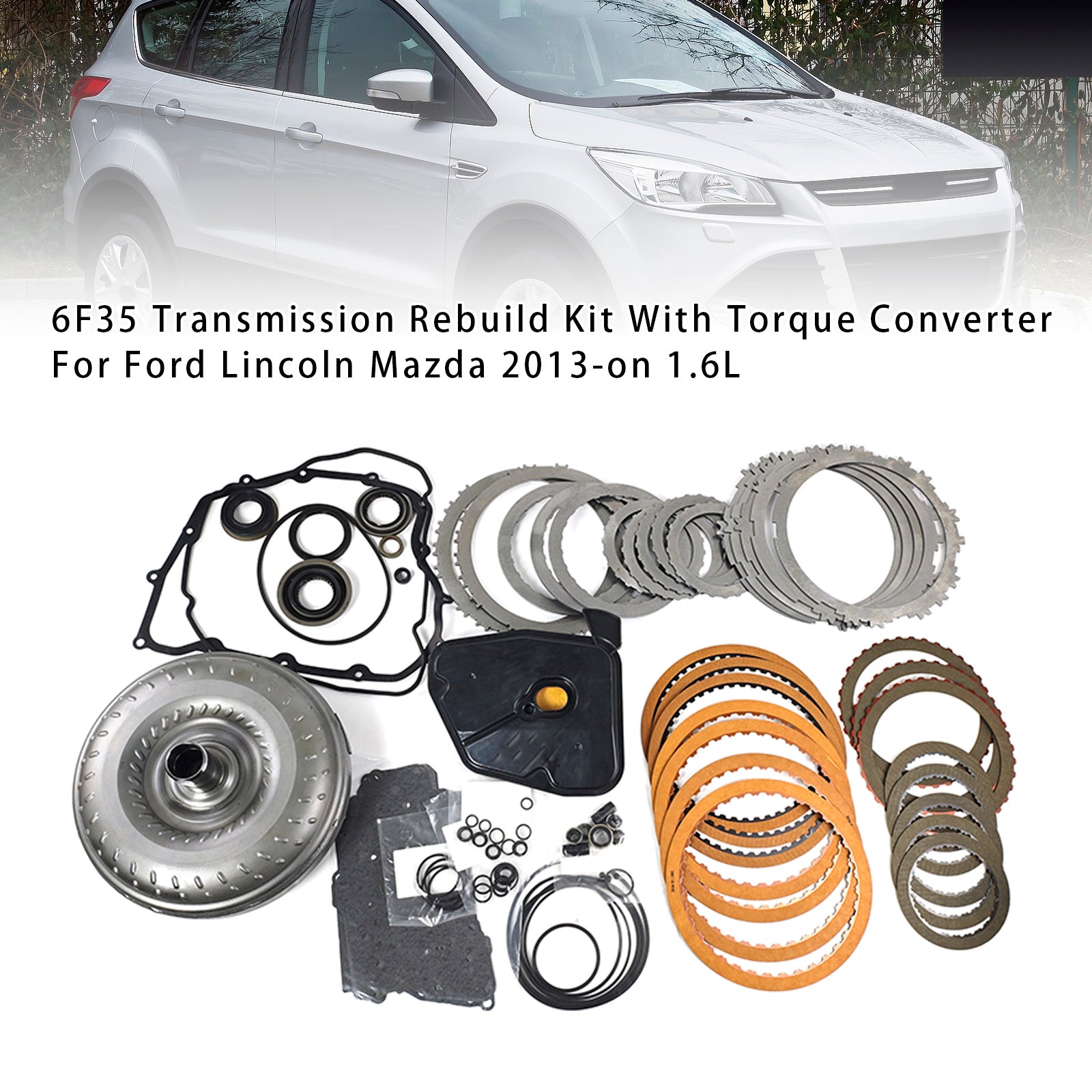 6F35 Transmission Rebuild Kit With Torque Converter For Ford 2013-on 1