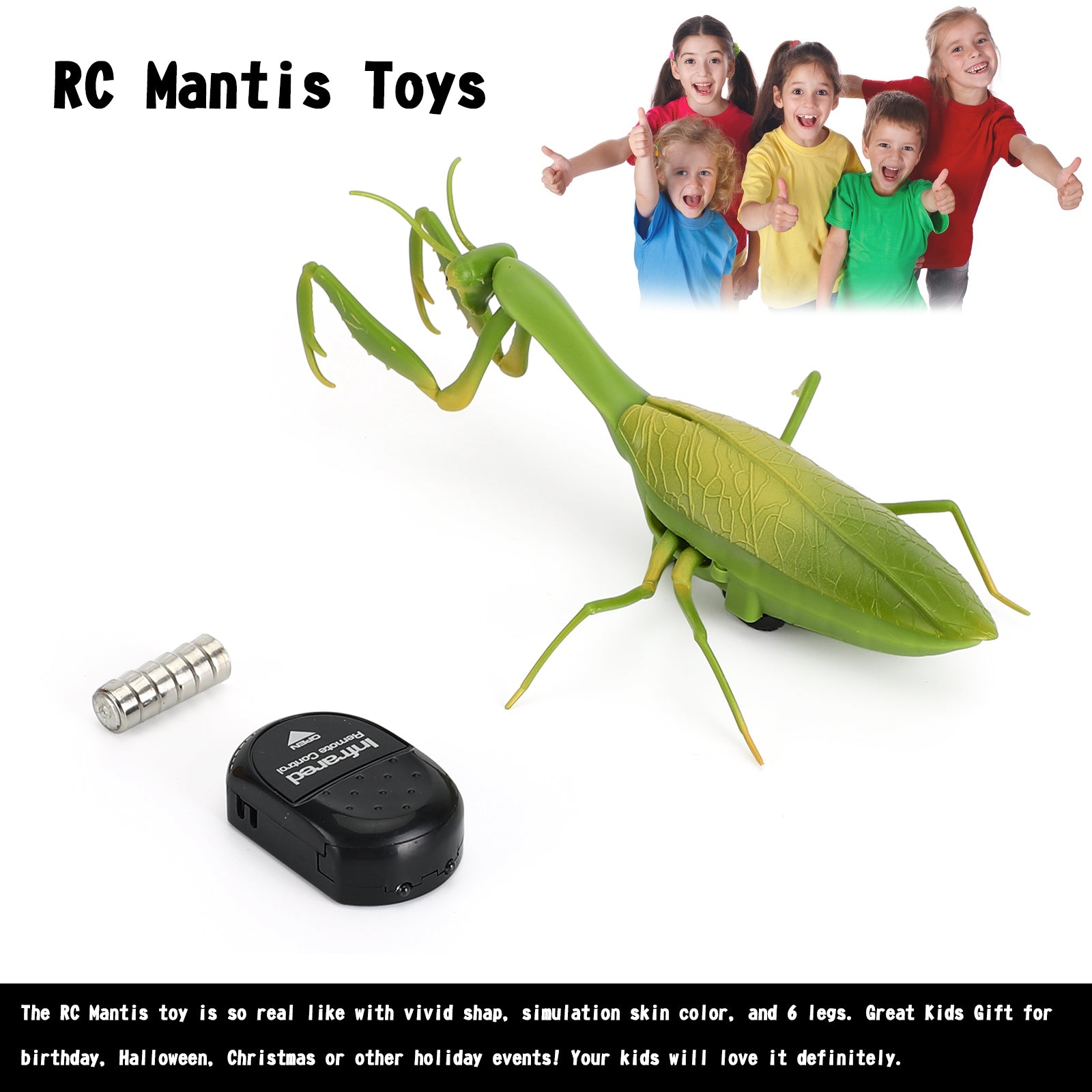Remote Control Mantis Electric Animal Fake Toy Birthday Christmas Gift