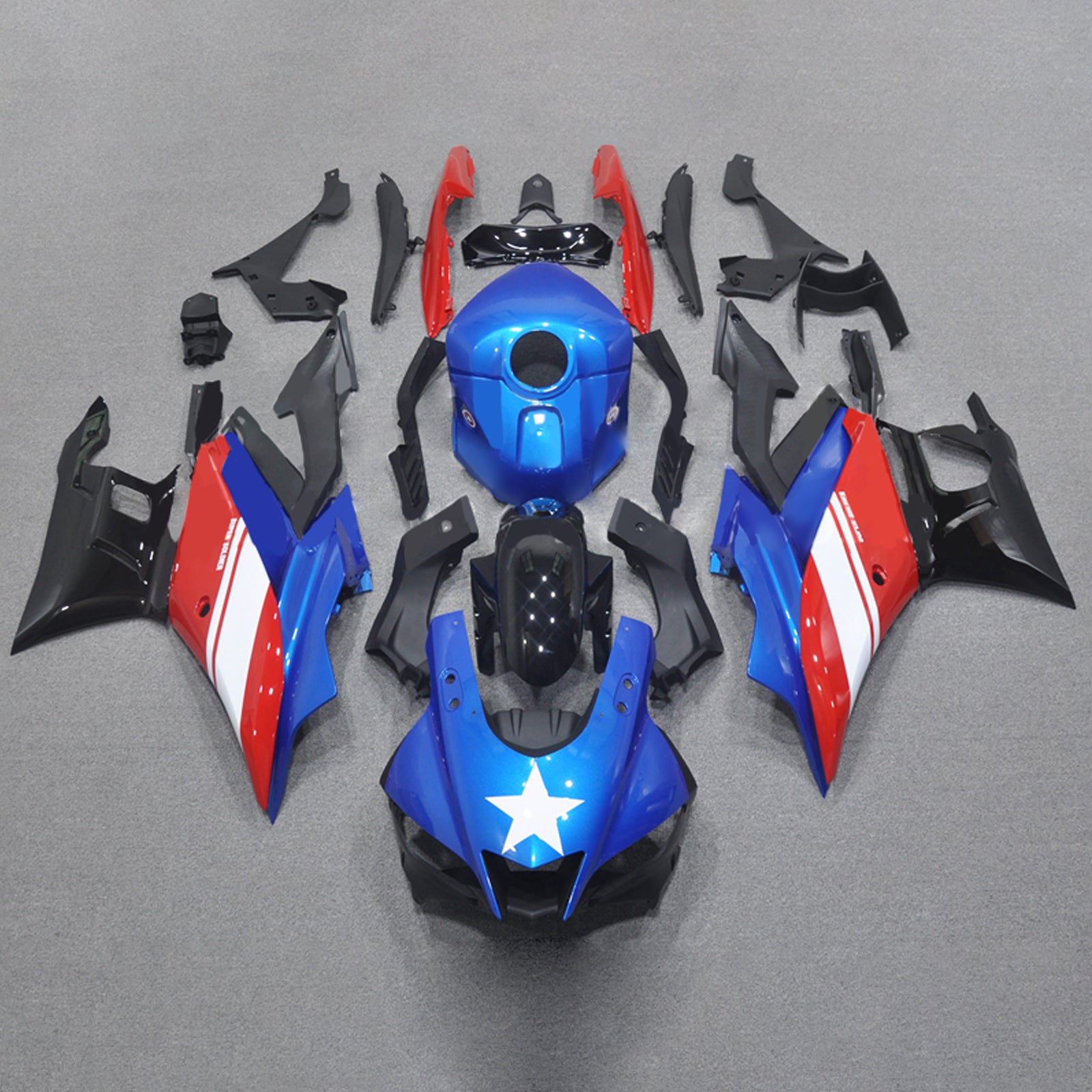 Yamaha YZF-R3 R25 2022-2023Fairing Kit Bodywork Plastic ABS