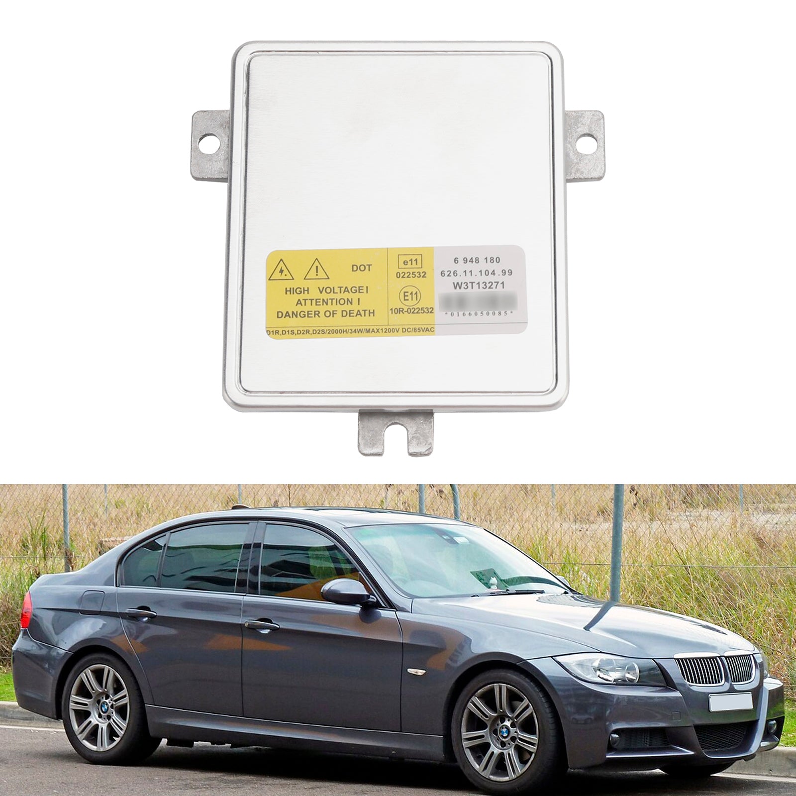 Xenon HID Headlight Electric Ballast D1S W3T13271 For BMW E90 E91 2006