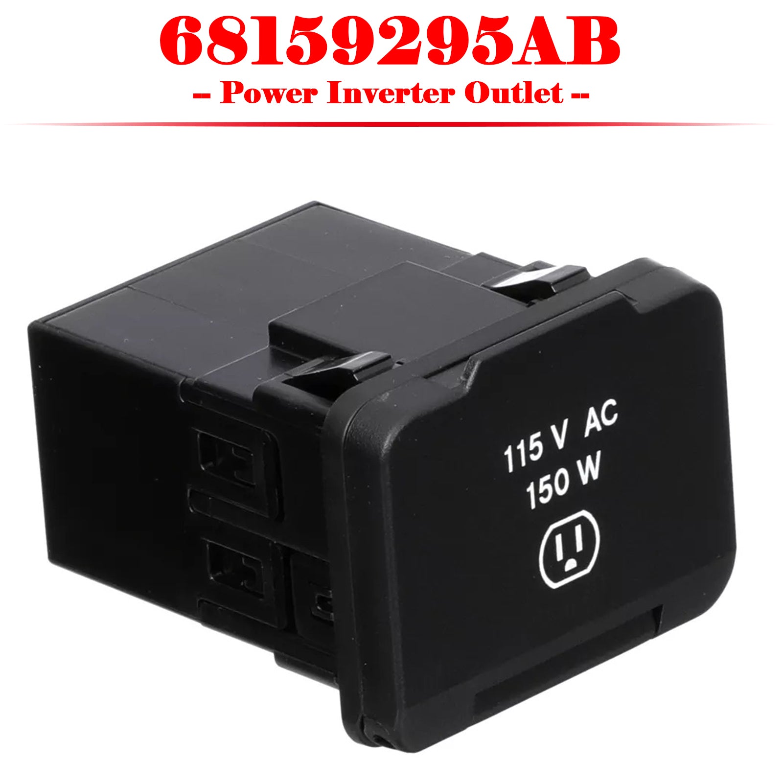68159295AB Power Inverter Outlet 150W for Ram 1500 2500 3500 4500 2013