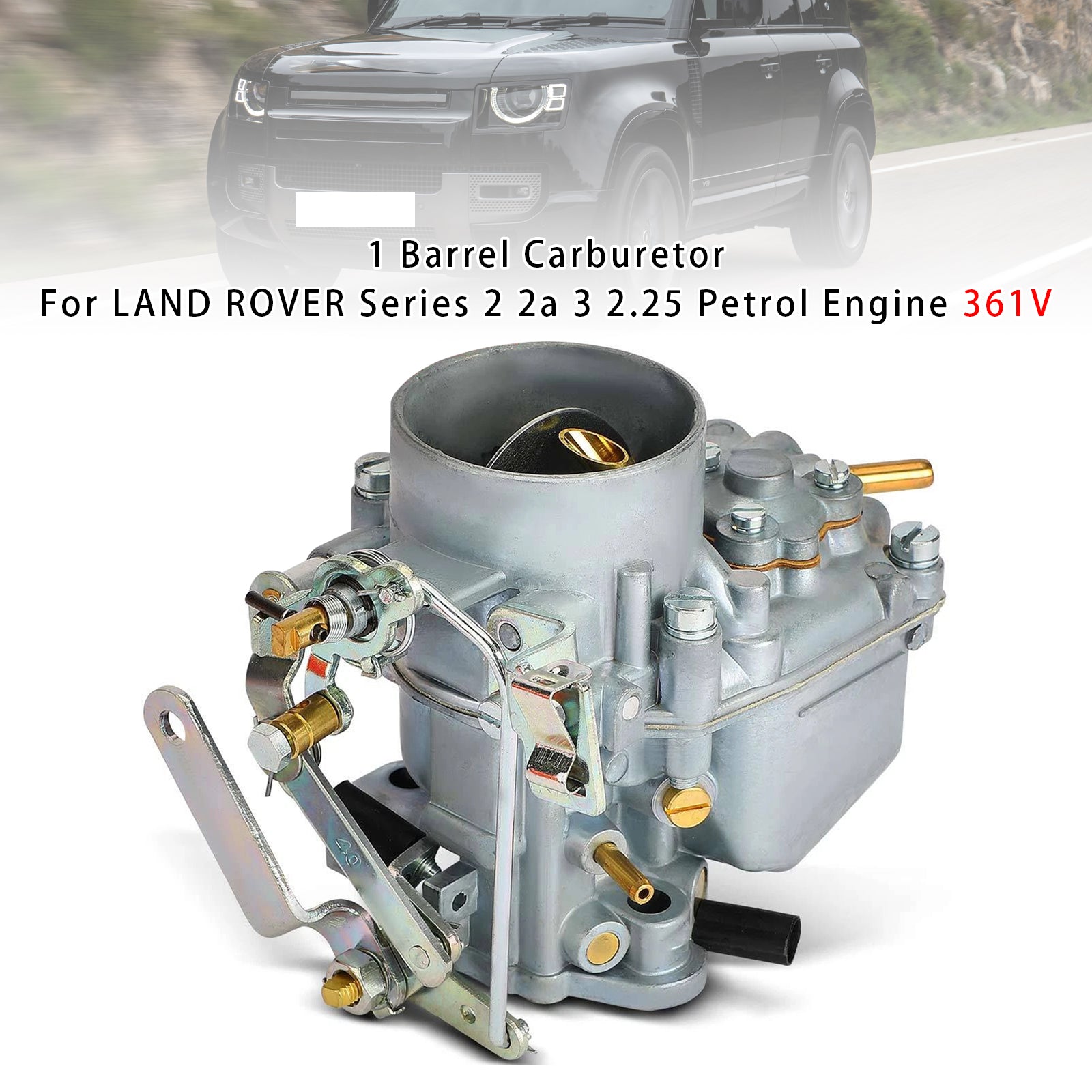 1 Barrel Carburetor For LAND ROVER Series 2 2a 3 2.25 Petrol Engine 36