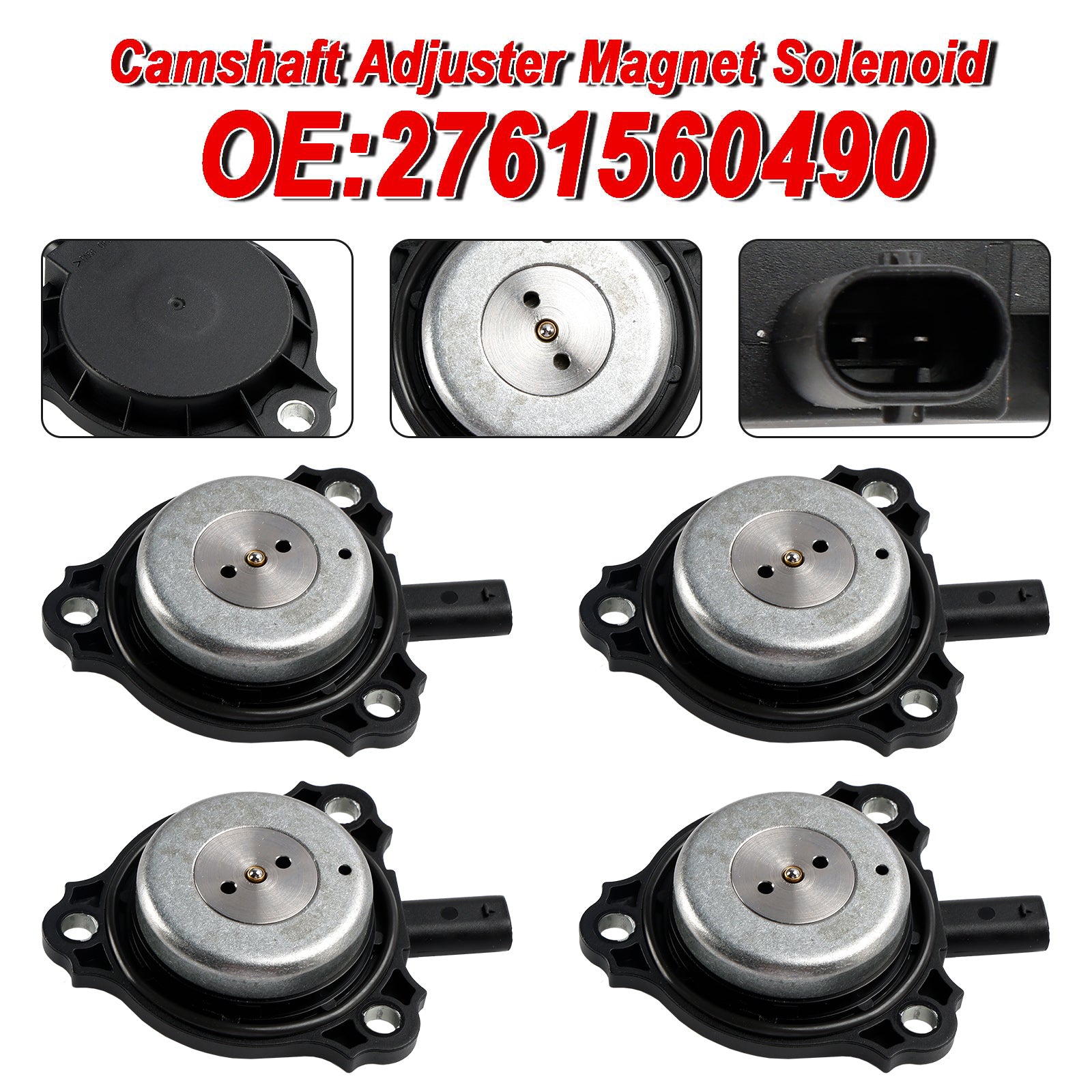 2013-2015 Benz GLK350 ML63 AMG 4PC Camshaft Adjuster Magnet Solenoid 2