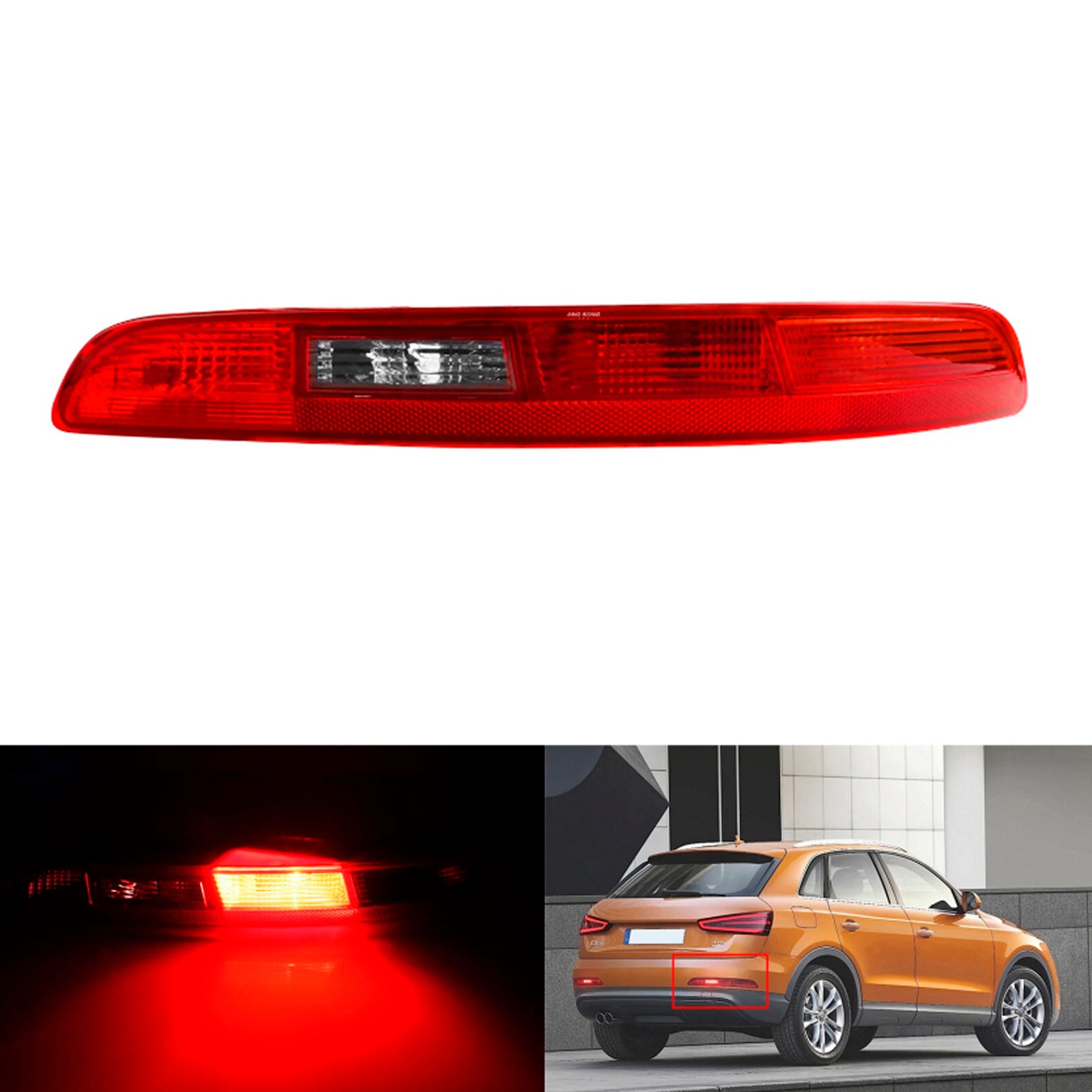 Right Rear Bumper Light Tail Stop Brake Lamp 8UD945096 For Audi Q3 201