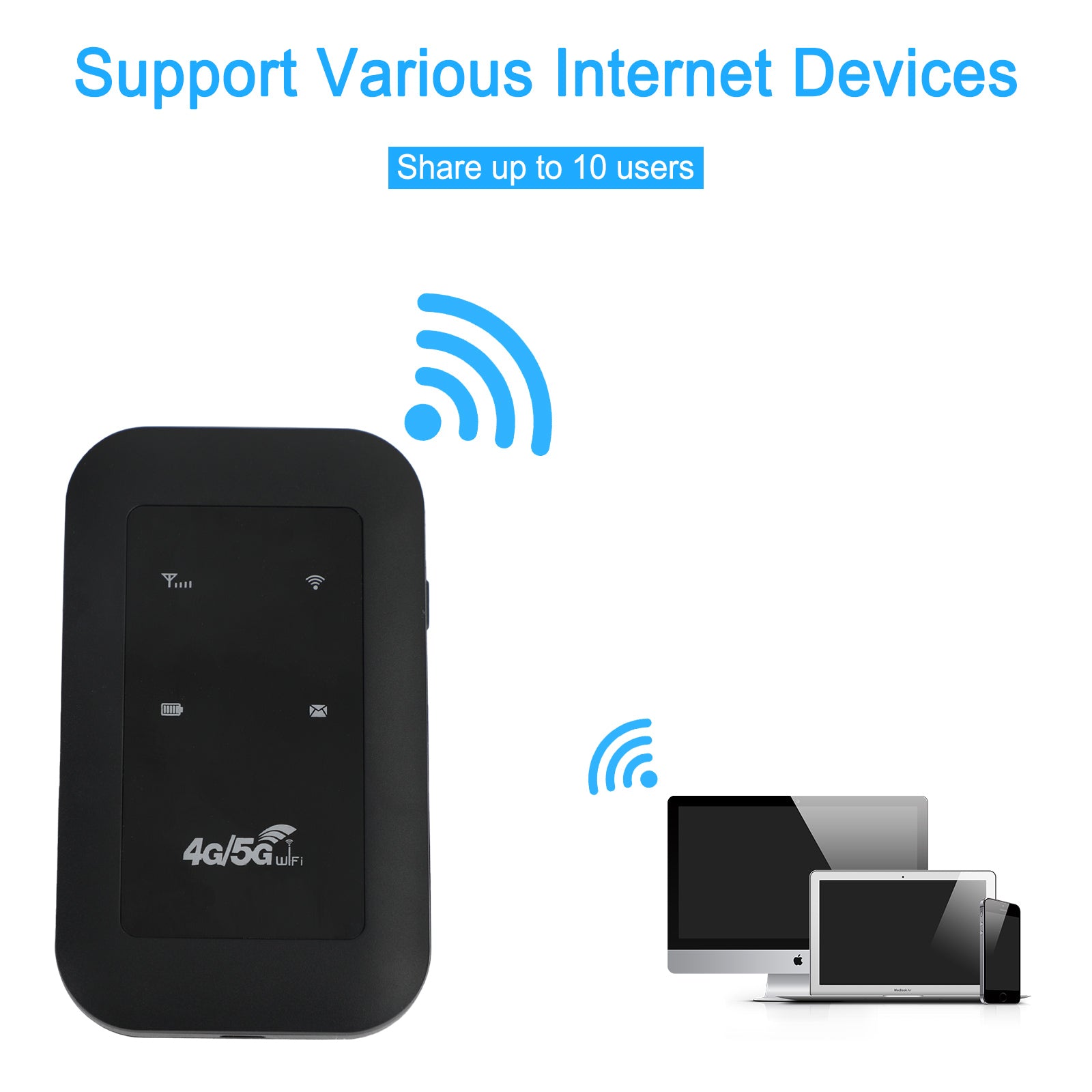 H806 4G LTE UMTS WCDMA Hotspot Wireless Router WiFi Mobile Broadband M