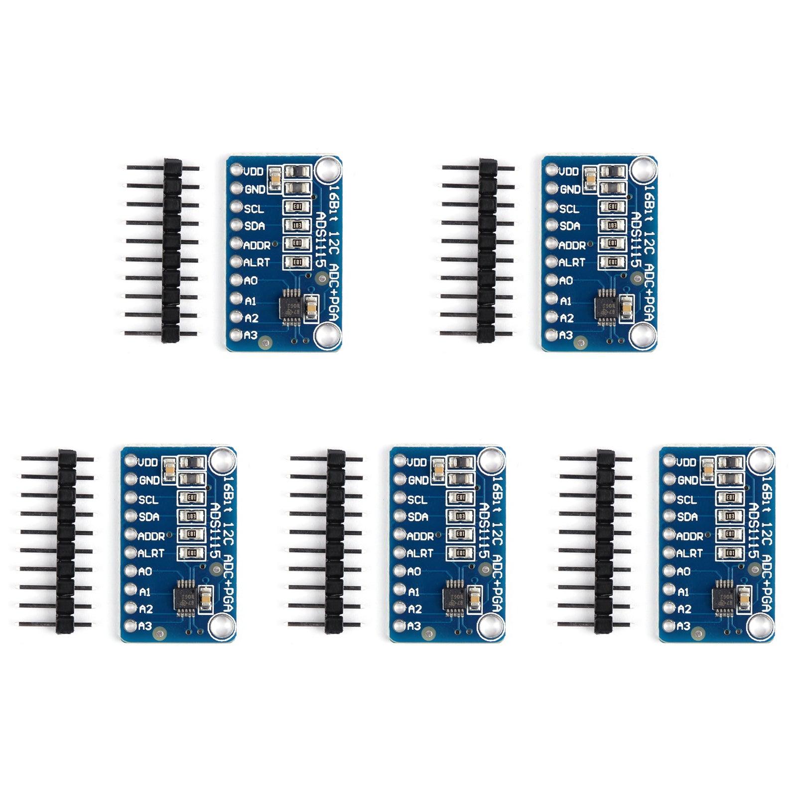 5Pcs CJMCU-ADS1115 16Bit ADC Analog Digital Converter Development Boar