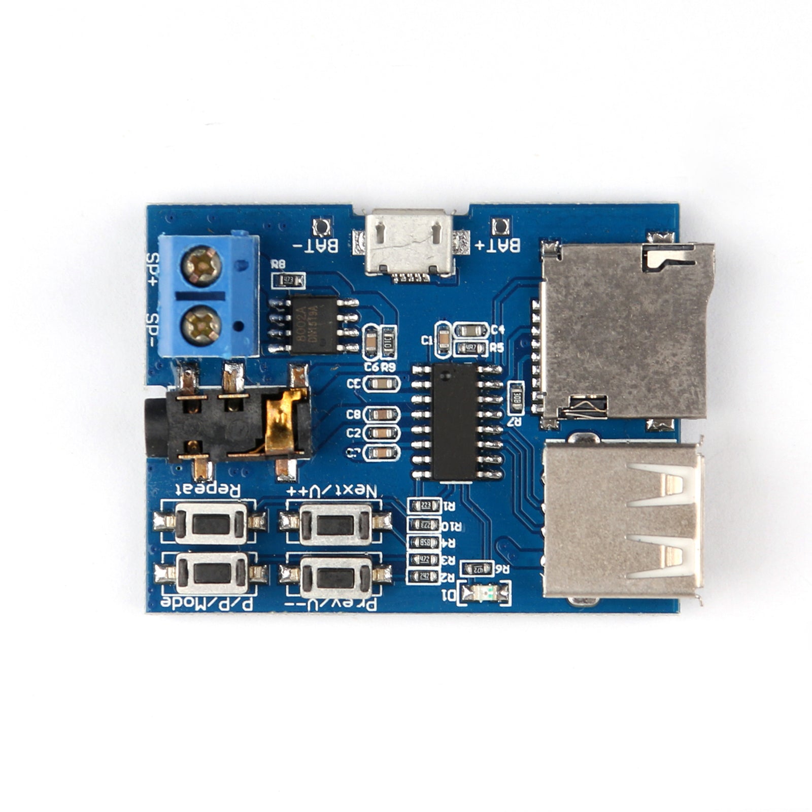 TF Card U Disk MP3 Format Decoder Board Amplifier For Audio Player Mod