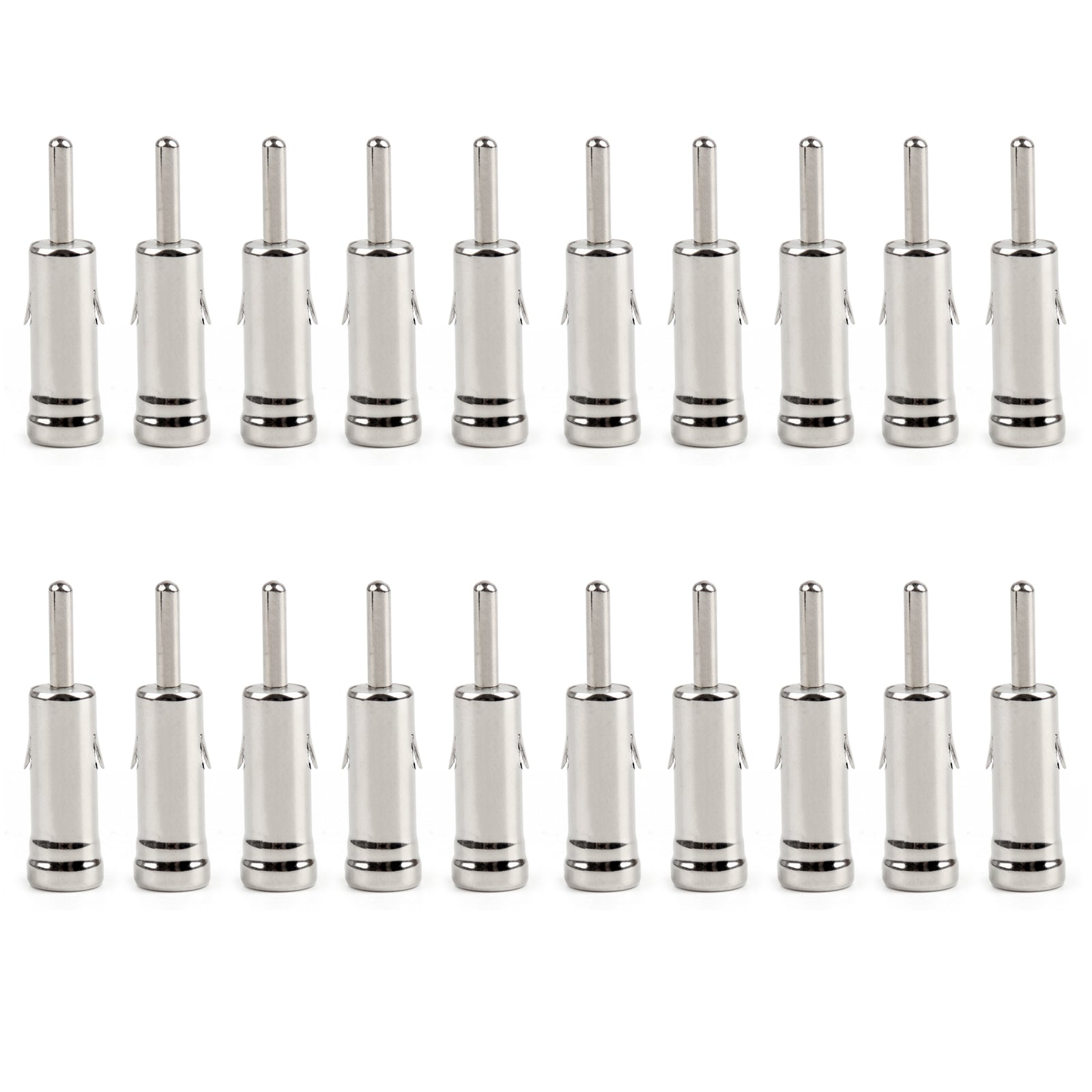20x Auto Male Plug AM FM Radio Plug Aerial Antenna Cable Adapter Conne