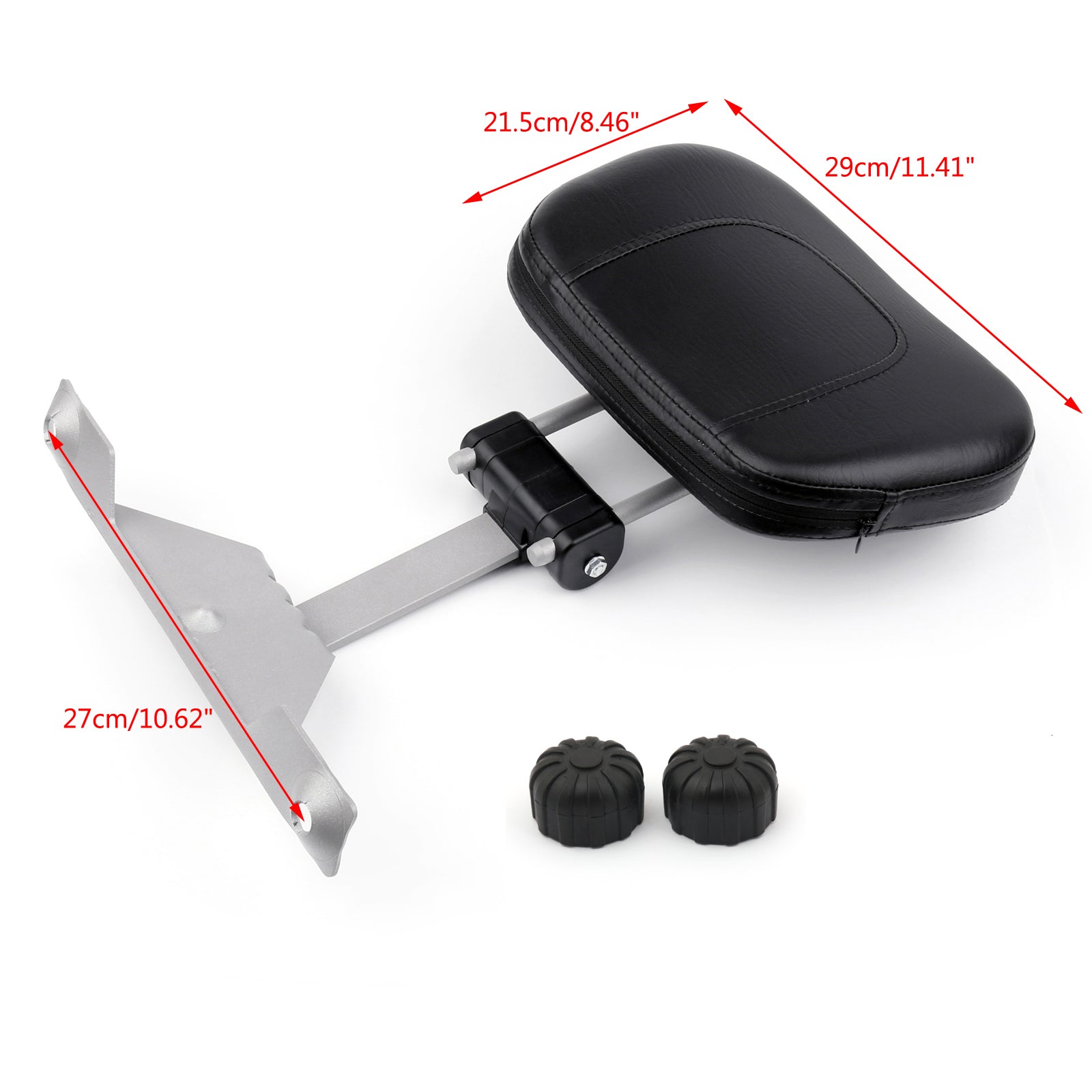 Front Driver Seat Rider Backrest Pad For 2013-2016 BMW R1200GS ADV