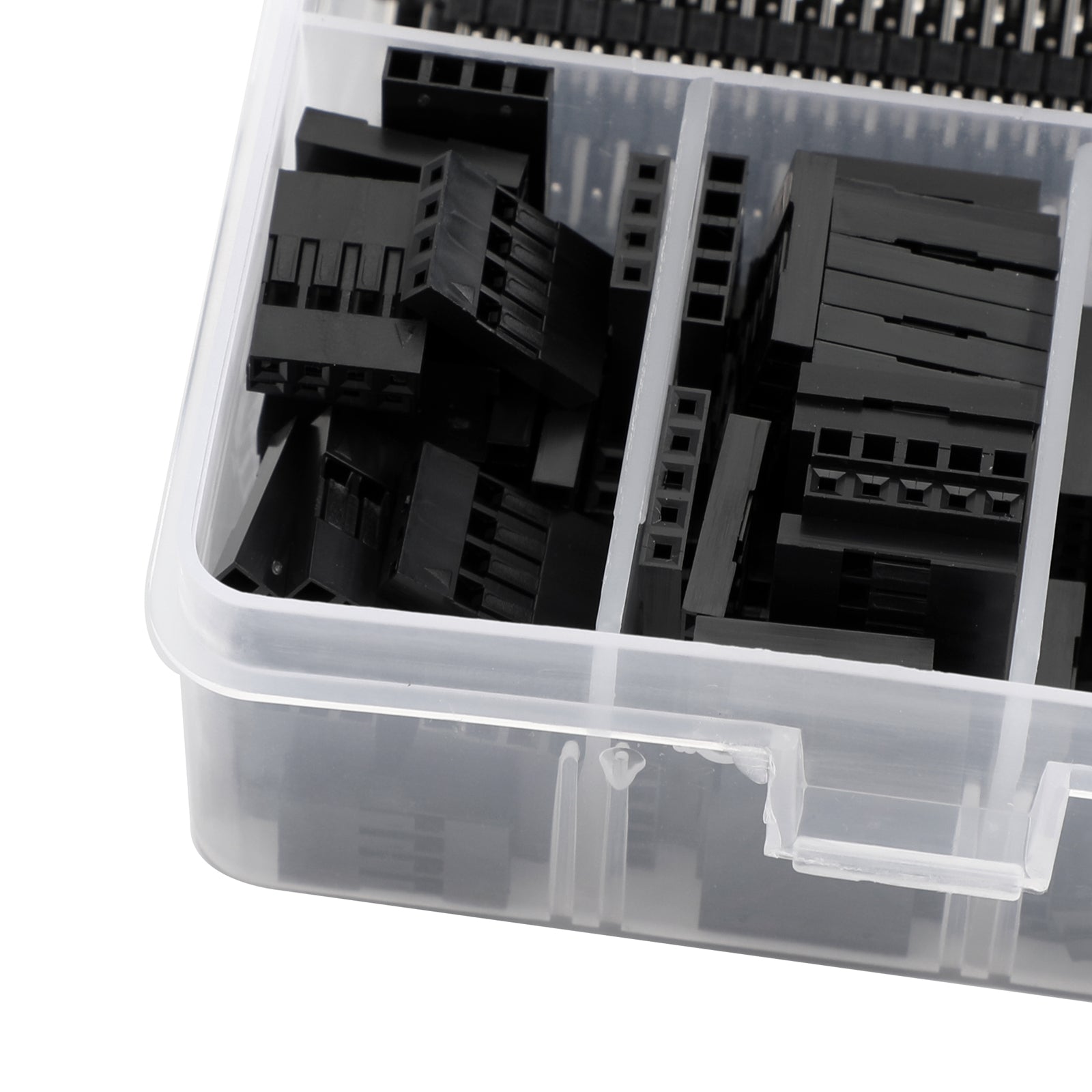 1450Pcs PCB Wire JuMper Pin Header Connector Housing Kit CriMp Pins