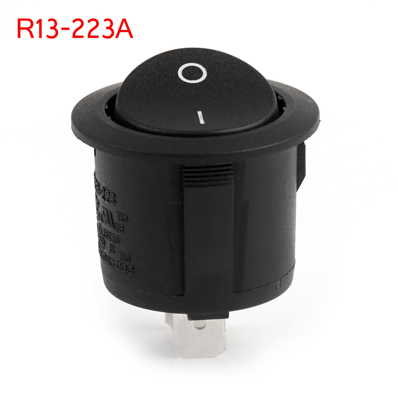 R13-223A Round Boat Rocker Switch SPST 2Pin ON-OFF 10A/250VAC 16A/125V